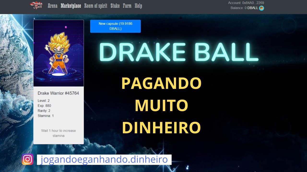 Drake Ball - Novo jogo NFT pagando muito dinheiro - YouTube