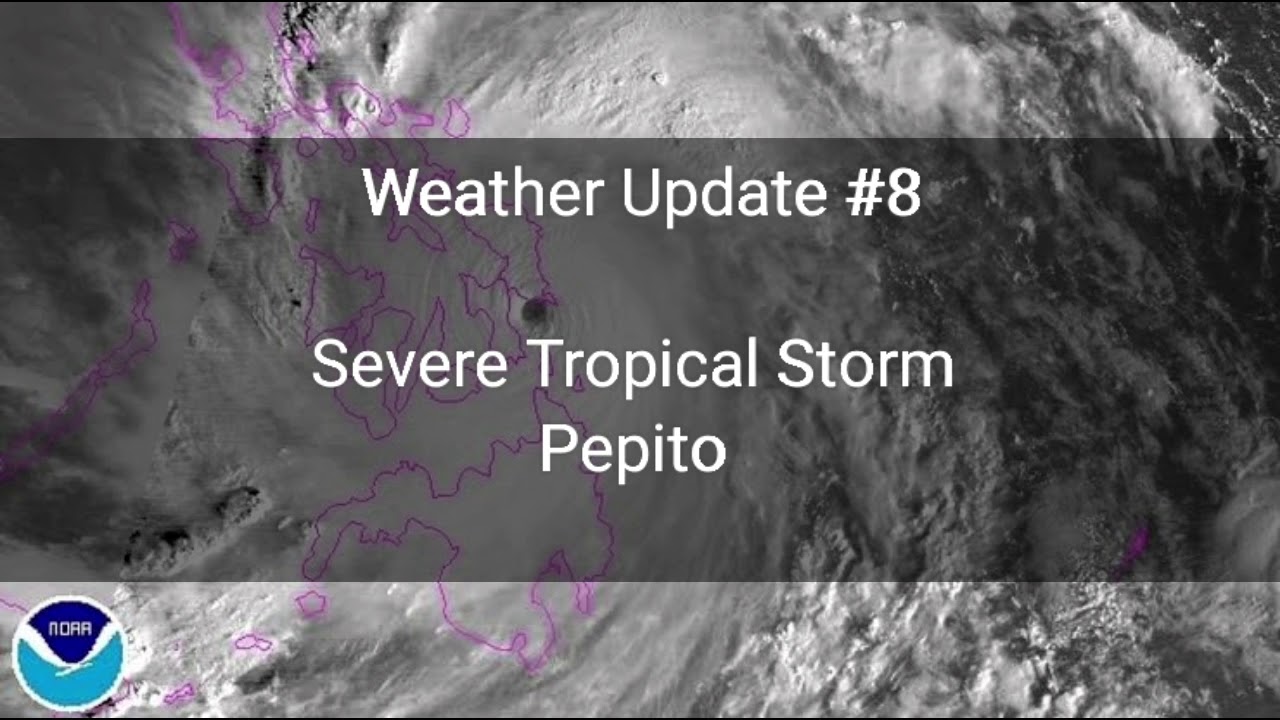 Bagyong Pepito | Severe Tropical Storm Pepito 6PM Update - YouTube