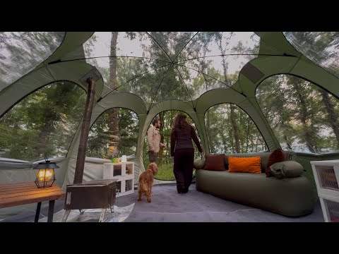 Gizemli Define Bölgesinde Yeni Çadırla Kamp