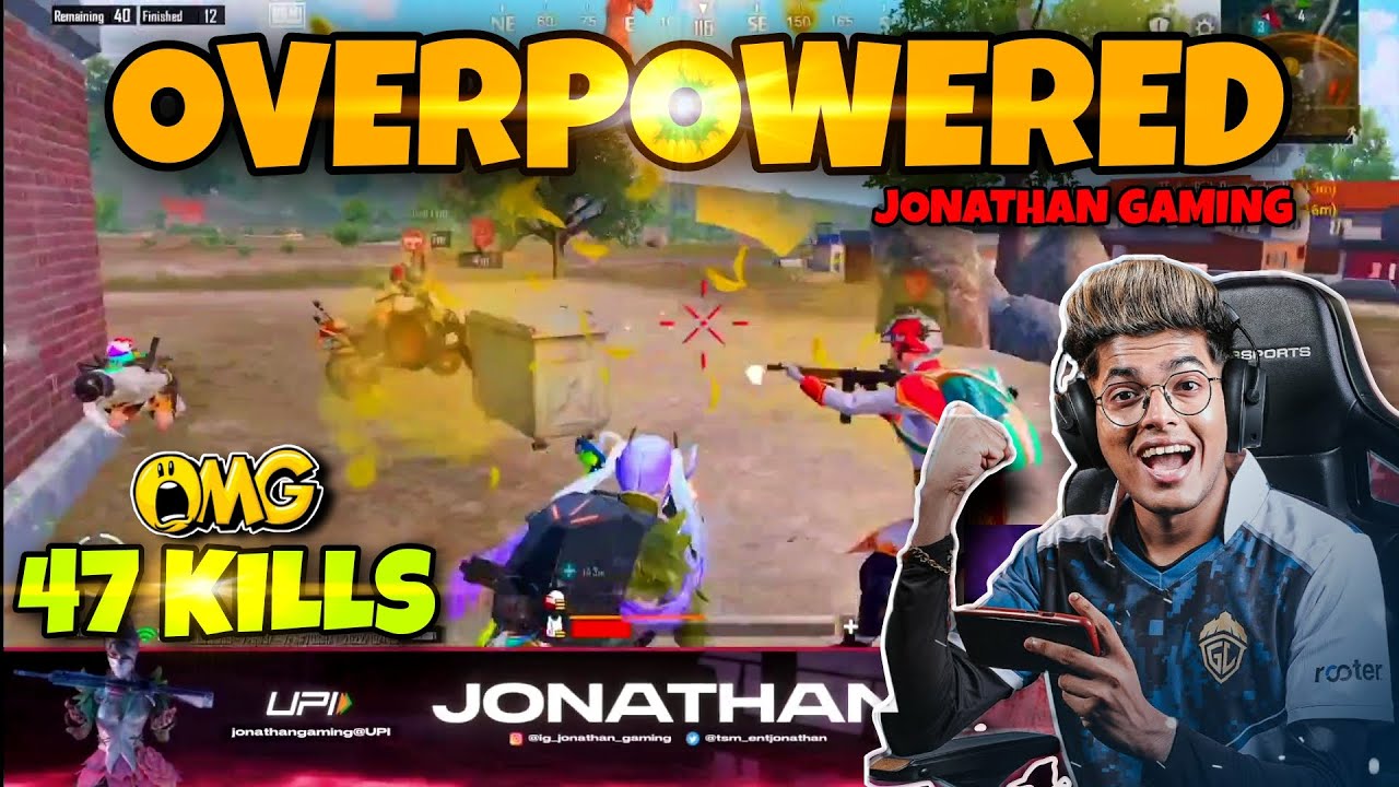 JONATHAN ka OVERPOWERED GAMEPLAY 😲 | OP | EVIL | 47 KILLS😱 | GOD SPRAYS ...