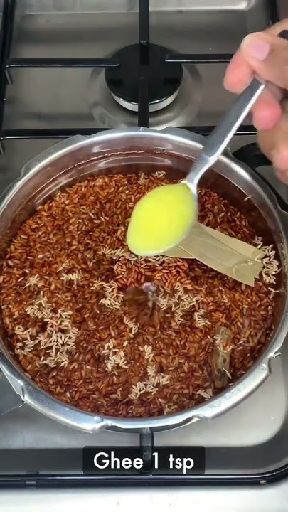 How To Cook Red Rice In Pressure Cooker Red Rice Super Food Easy