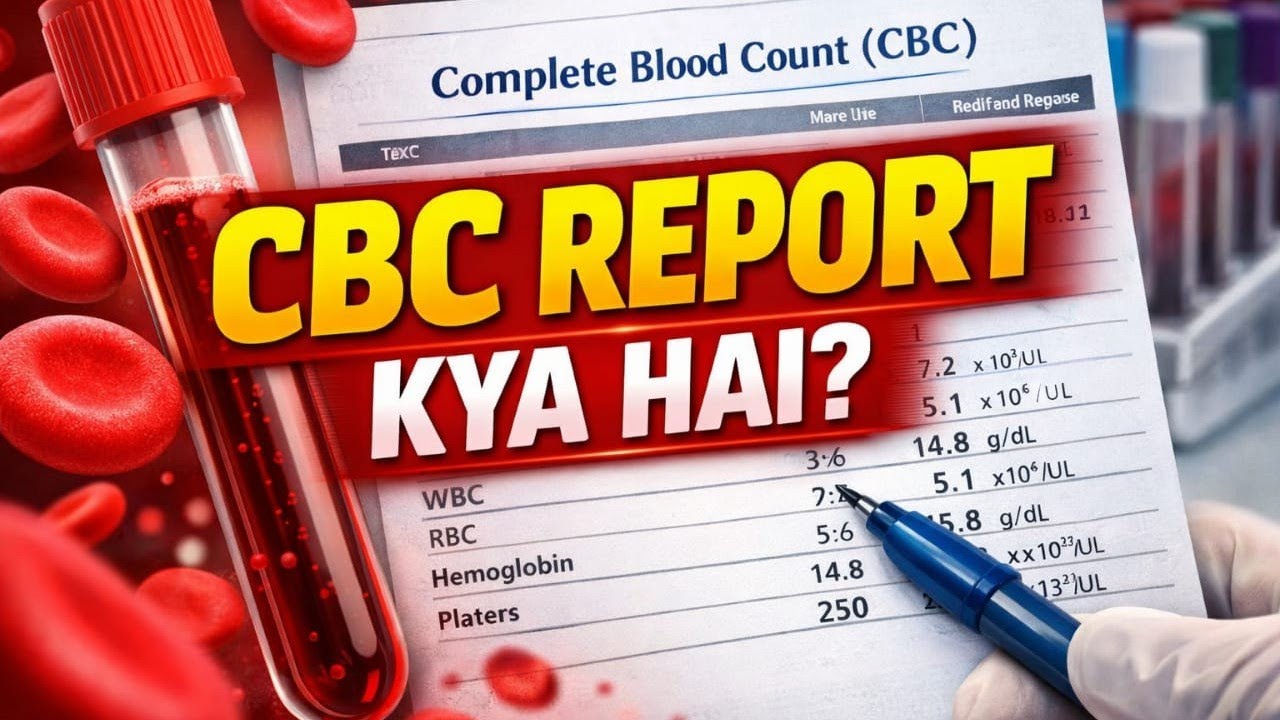 5 Minute me CBC report kese padte h 😘| CBC report in hindi - YouTube