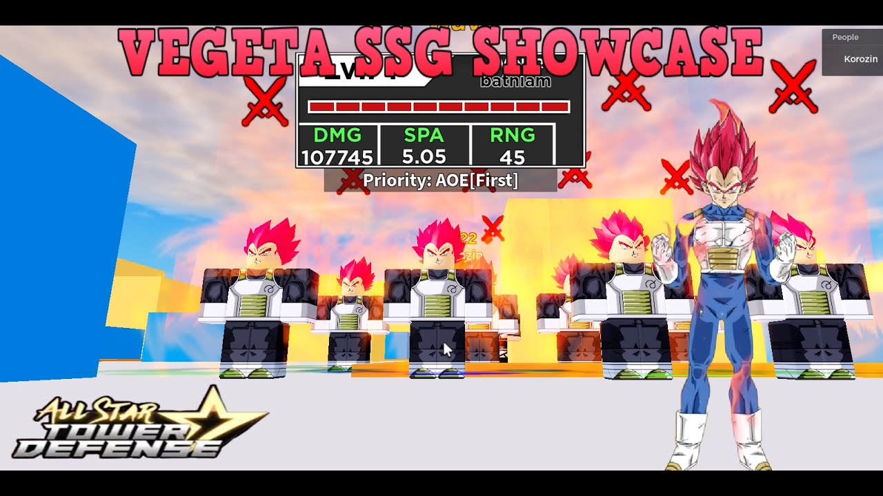 (ASTD) NEW 5 STAR VEGETA SUPER SAIYAN GOD SHOWCASE! - YouTube