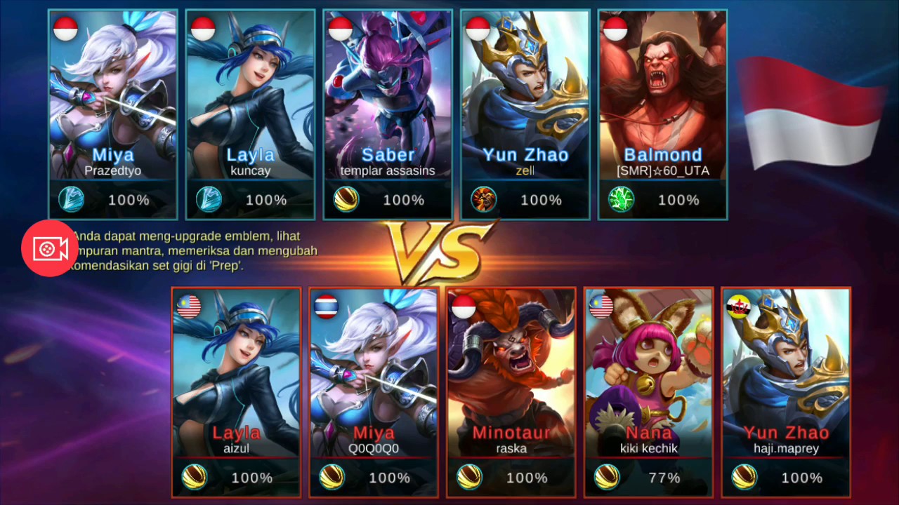 Mobile legend moba android game 5 vs 5 match - YouTube