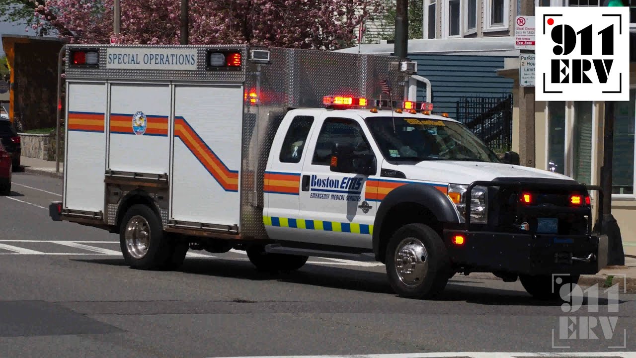 Boston EMS Tango 1 Responding - YouTube