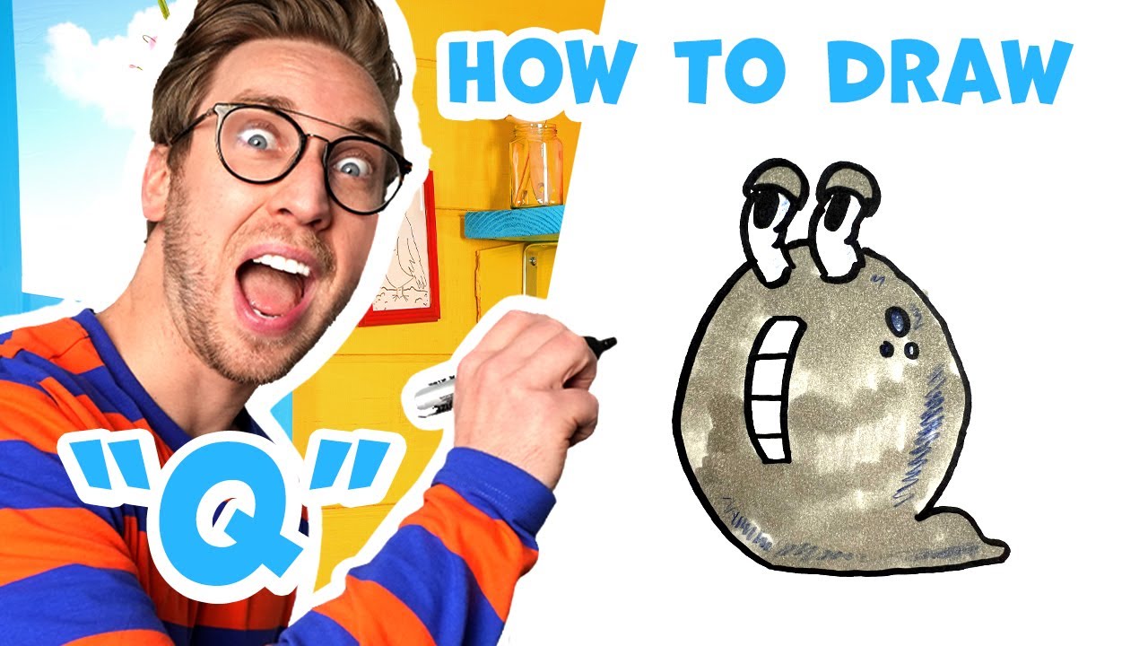 How to Draw "Q" From Alphabet Lore | Drawing Lessons For Kids | Easy ...