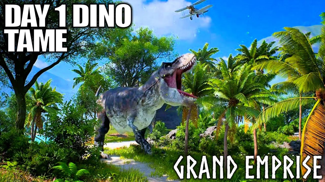 Dinosaur Survival Day 1 | Grand Emprise Time Travel Survival Gameplay ...