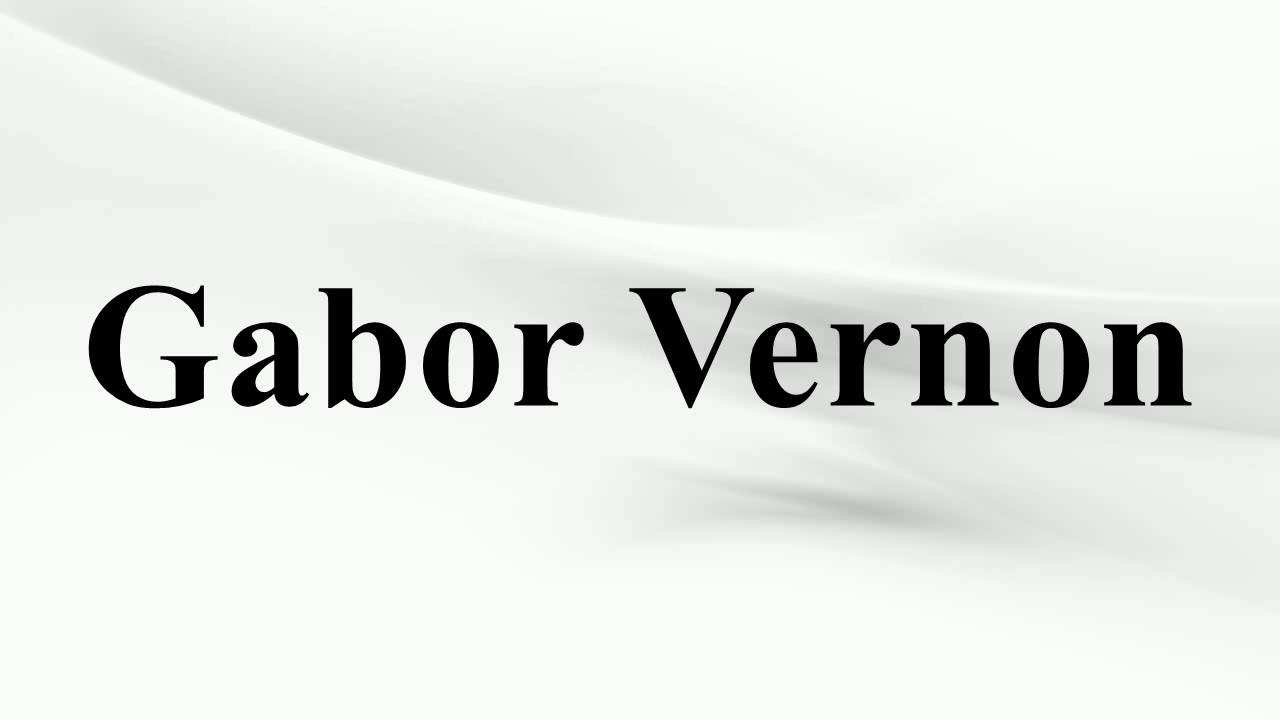 Gabor Vernon - YouTube