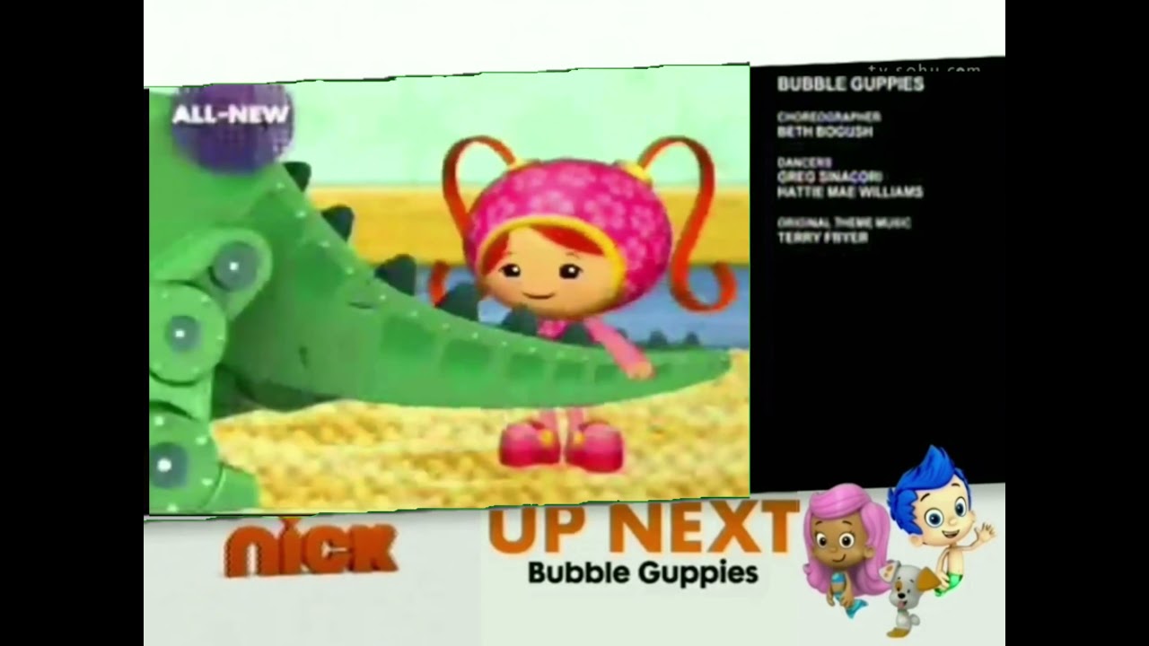 Nick Playdate Split Screen Credits (January 9, 2012) - YouTube