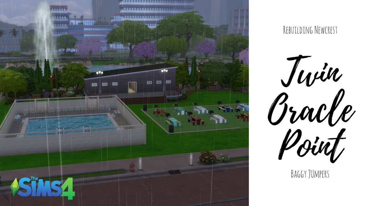 Rebuilding Newcrest in The Sims 4: Twin Oracle Point - YouTube