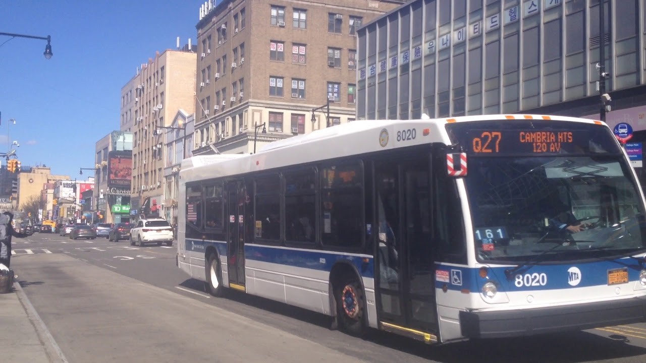 MTA: Nova LFS/Vanhool C2045 on Tour/Q27 bus routes - YouTube