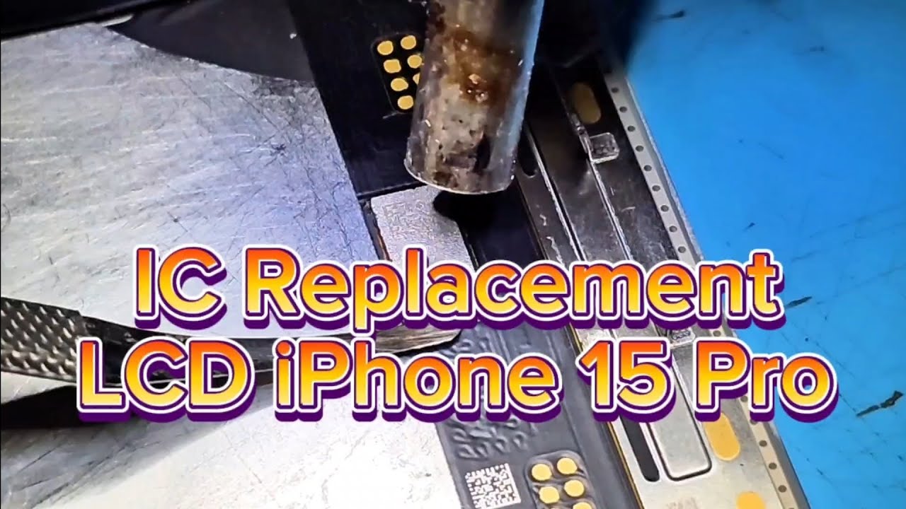 LCD IC Replacement for iPhone 15 Pro - YouTube