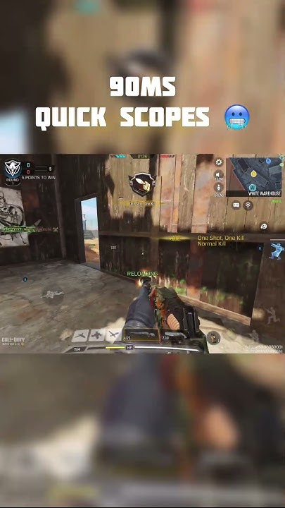 90ms quick scopes 🥶 | MP RANK | CODM #shorts - YouTube