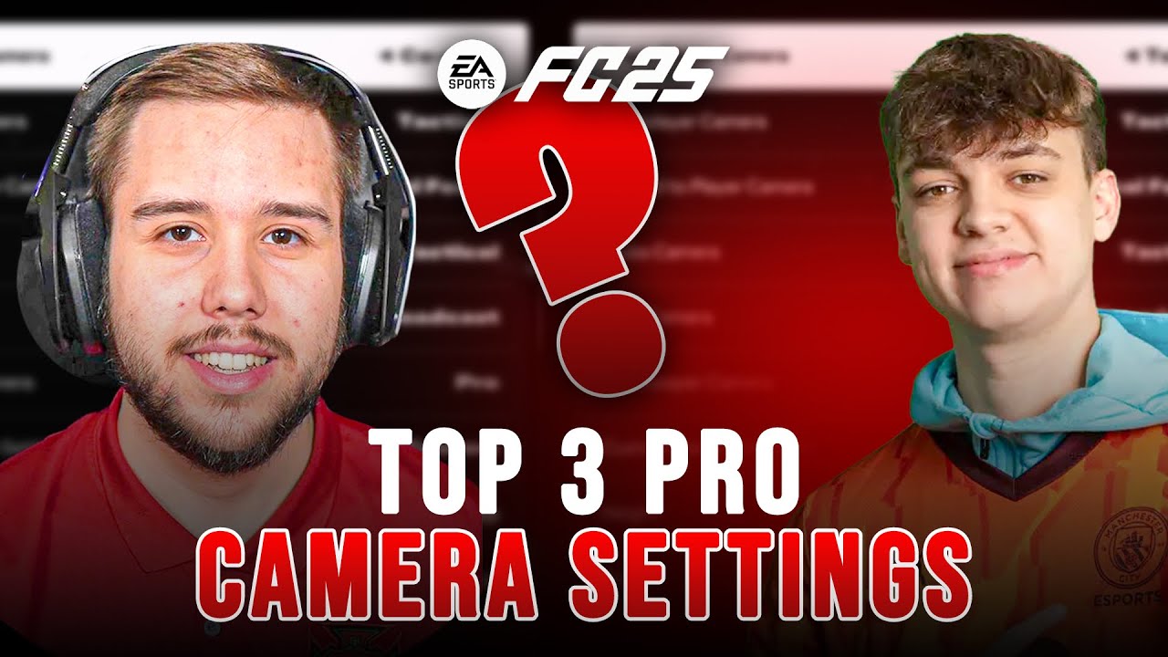 THE BEST 3 PRO CAMERA SETTINGS IN EA FC 25 - YouTube