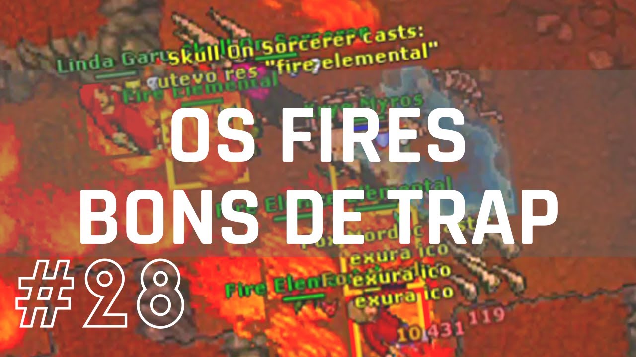 PK TEAM #28 - FIRE ELEMENTAL BOM DE PVP - Tibia PK team Bonde Mata Easy ...