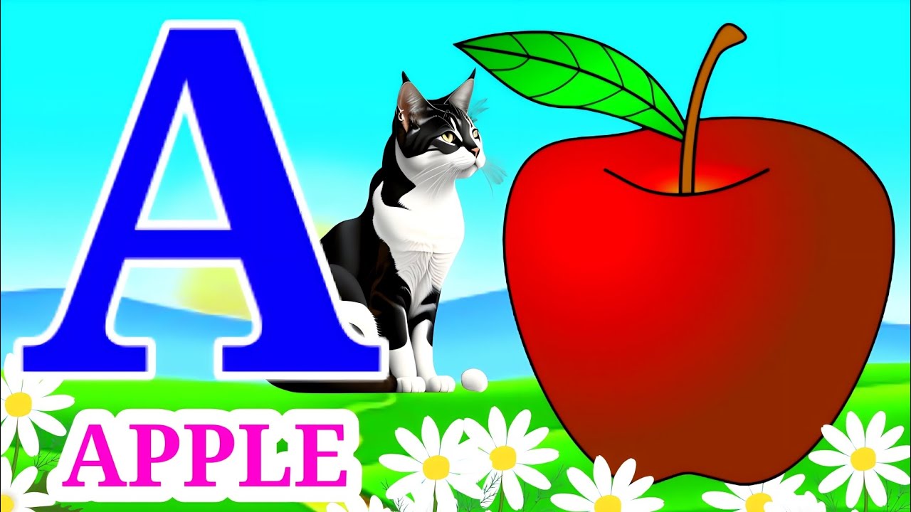 A for apple | abc learning | learn to write ABCD | abcd | a to z ABCD ...