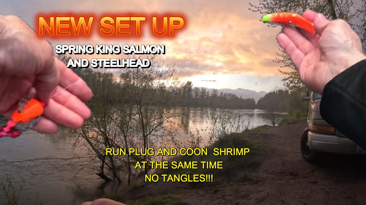 NO TANGLE DOUBLE Set Up For Spring Kings And Steelhead Fishing Plunking ...