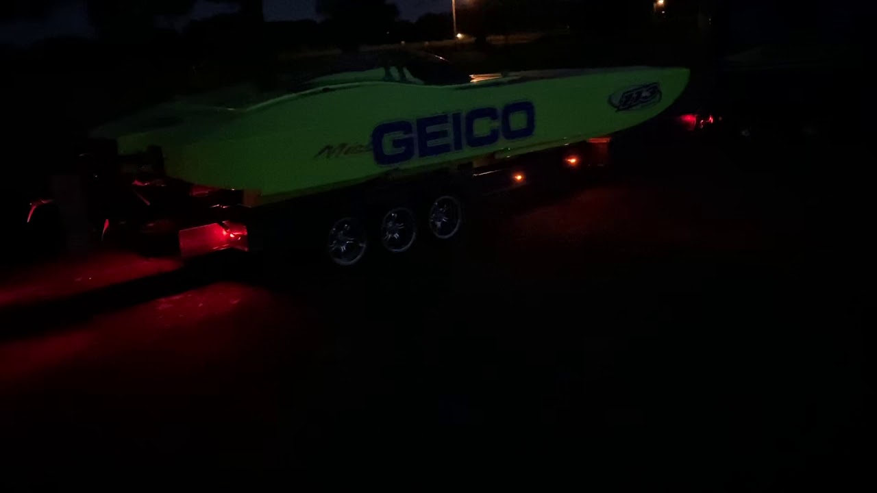 Rc boat trailer lights added to Miss Geico racing hauler and Cormier Rc ...