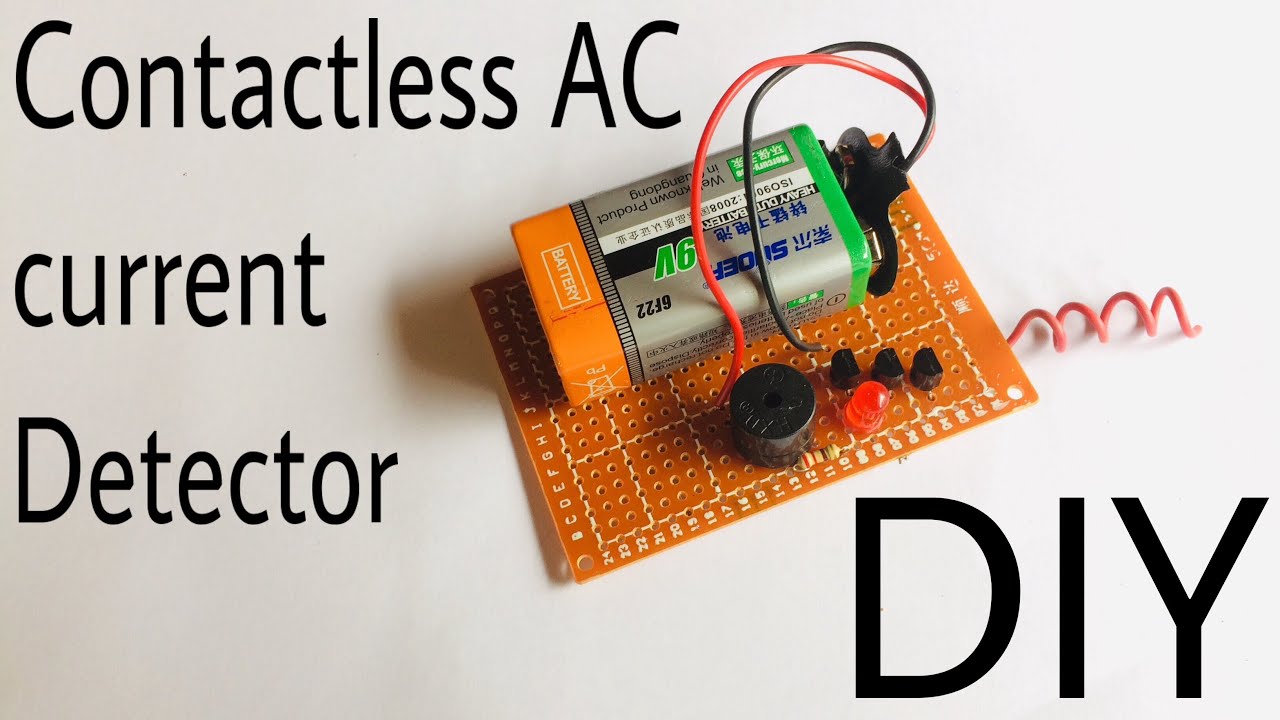 How to make a live wire Detector for Contactless AC Voltage Detection ...