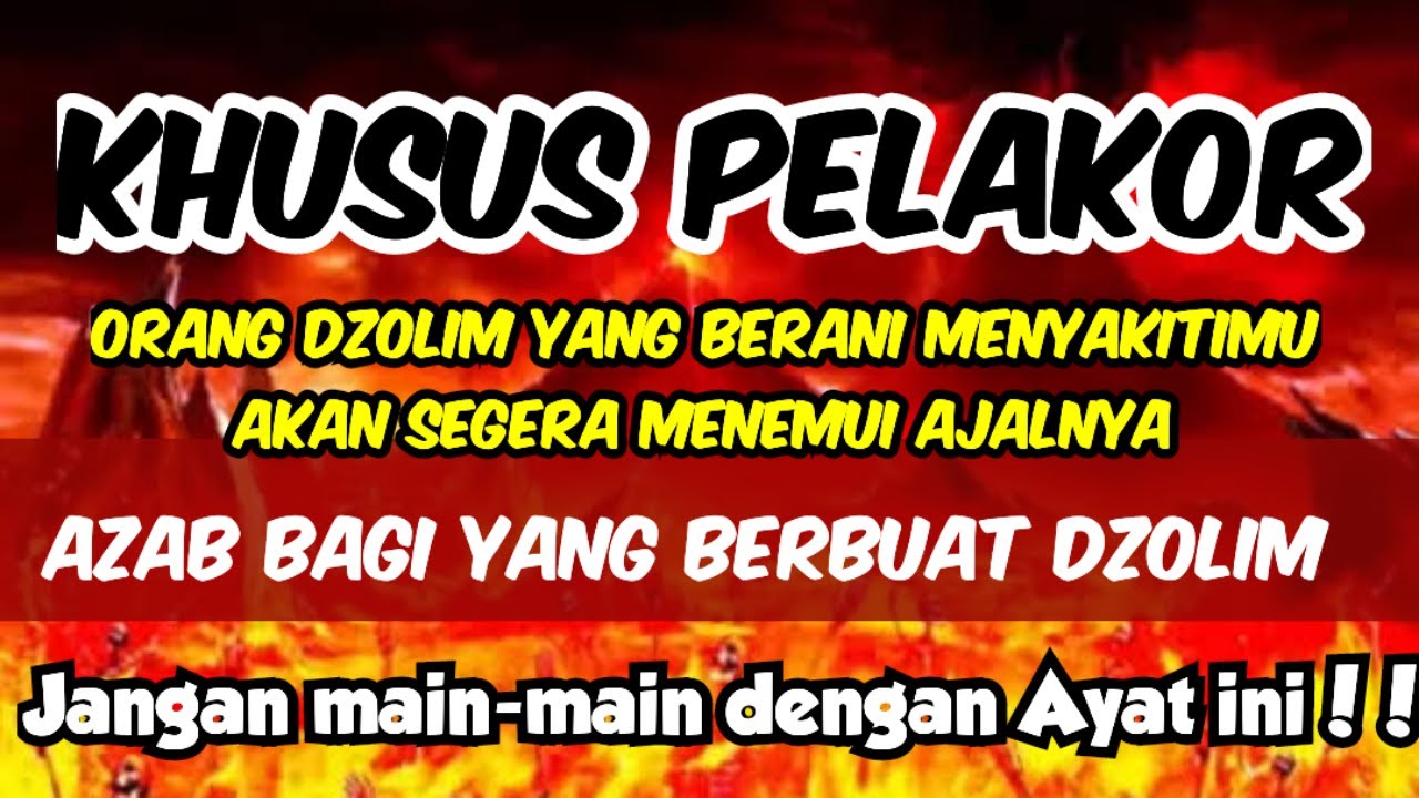MUSTAJAB !! Doa Orang Yang Di Dzolimi | Cukup Sekali Dengar Orang ...