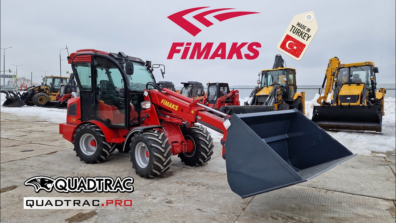 Турецкий погрузчик FIMAKS LT50 +7-909-630-90-90 - YouTube