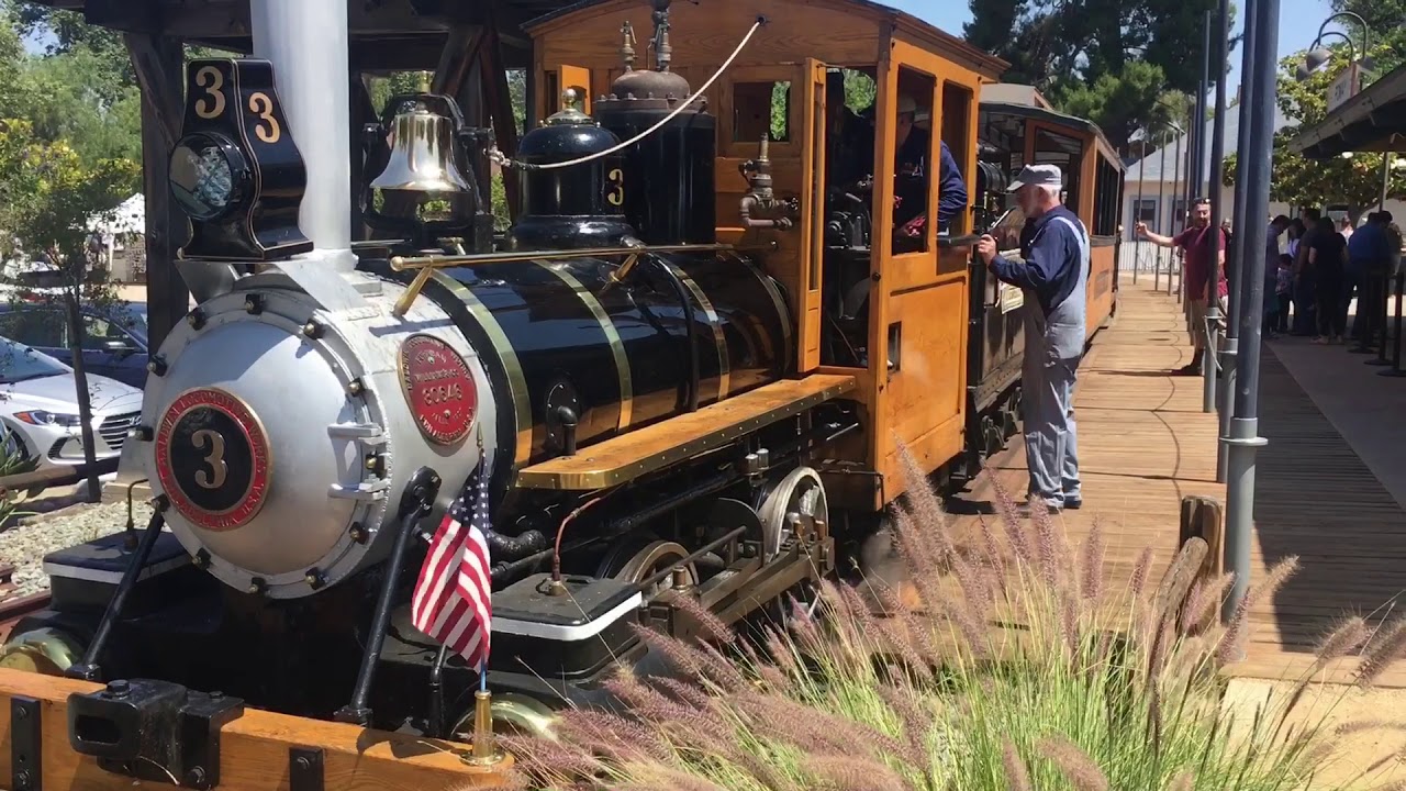 Old Poway Park steam locomotive - YouTube