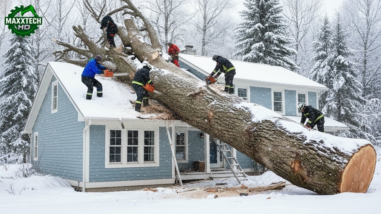 Idiots With Chainsaws: Tree Cutting Fails & Tree Falling on Houses Compilation #27 - YouTube