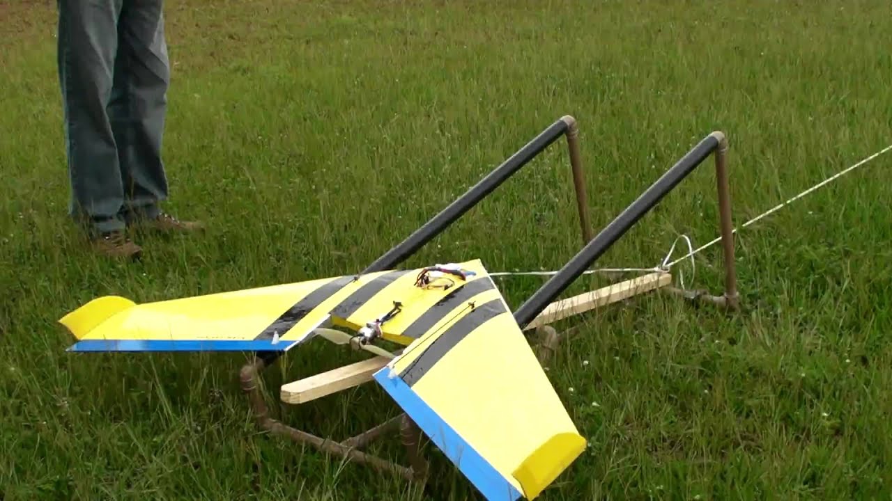Catapulta para Asa elétrica Zagi wings no Gaba Arujá - YouTube