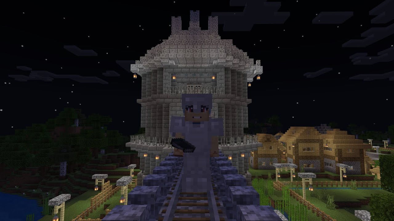 Minecraft Relaxing Longplay | Building Moat Town Part II | # 00014 | No ...