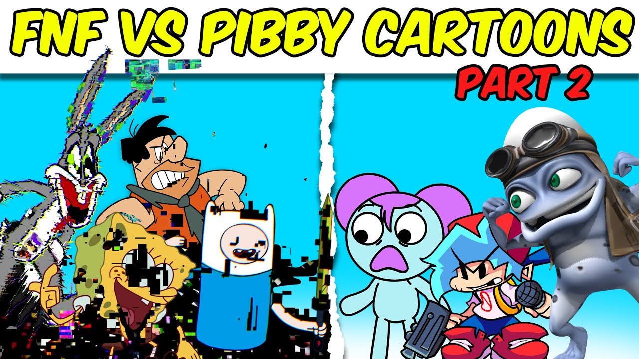 FNF X Pibby Cartoons Demo Part 2 | Pibby Bugs Bunny, Finn And Jake ...