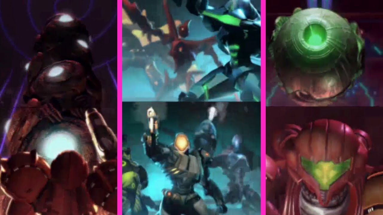 All Boss Fights & Endings | Metroid Prime Hunters - YouTube