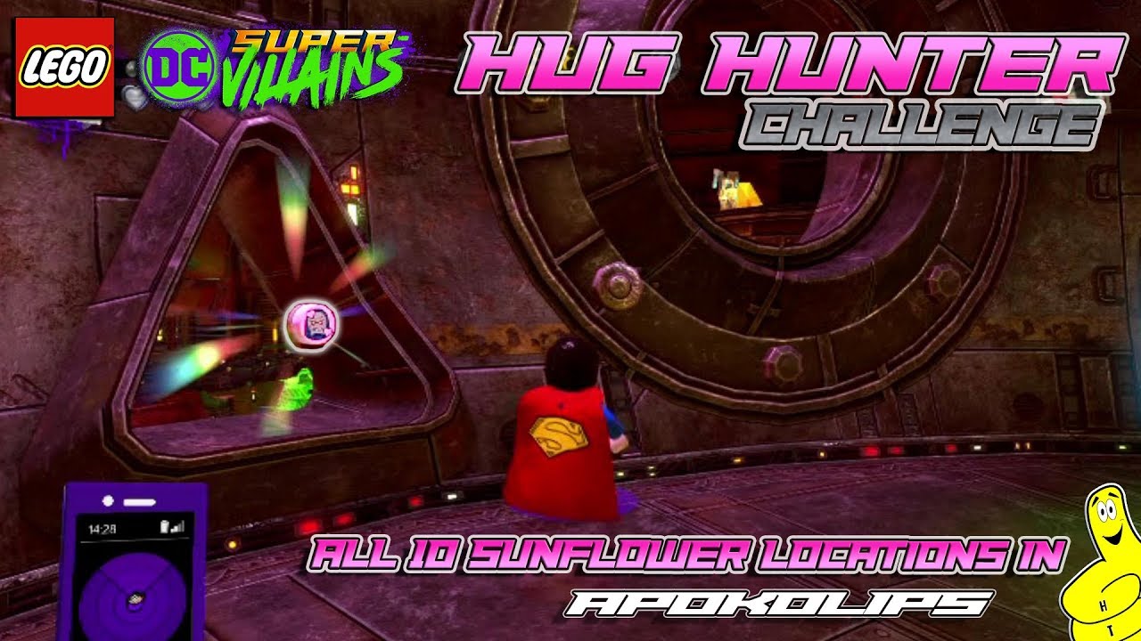 Lego DC Super-Villains: Hug Hunter CHALLENGE (All 10 Darkseid Button ...