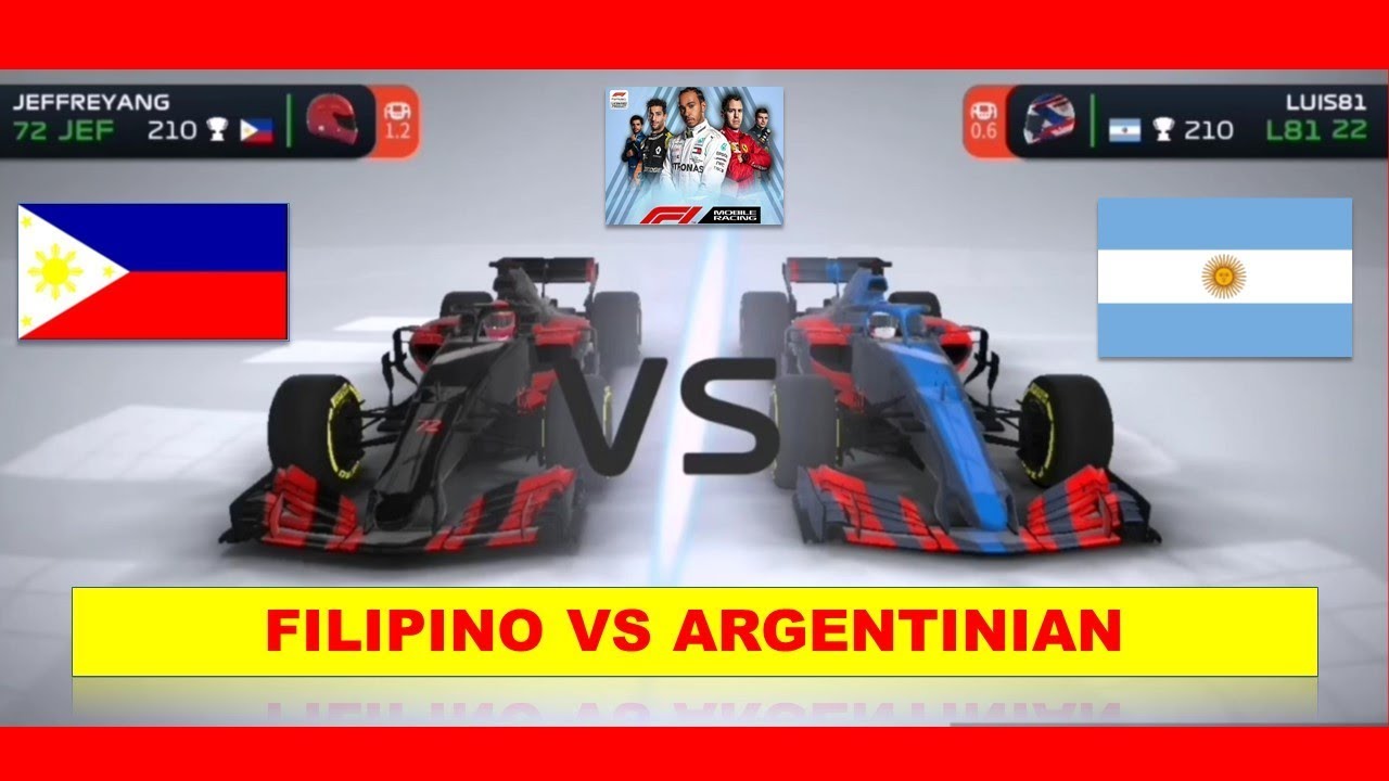 F1 Mobile Racing Filipino VS Argentinian 2019 HD - YouTube