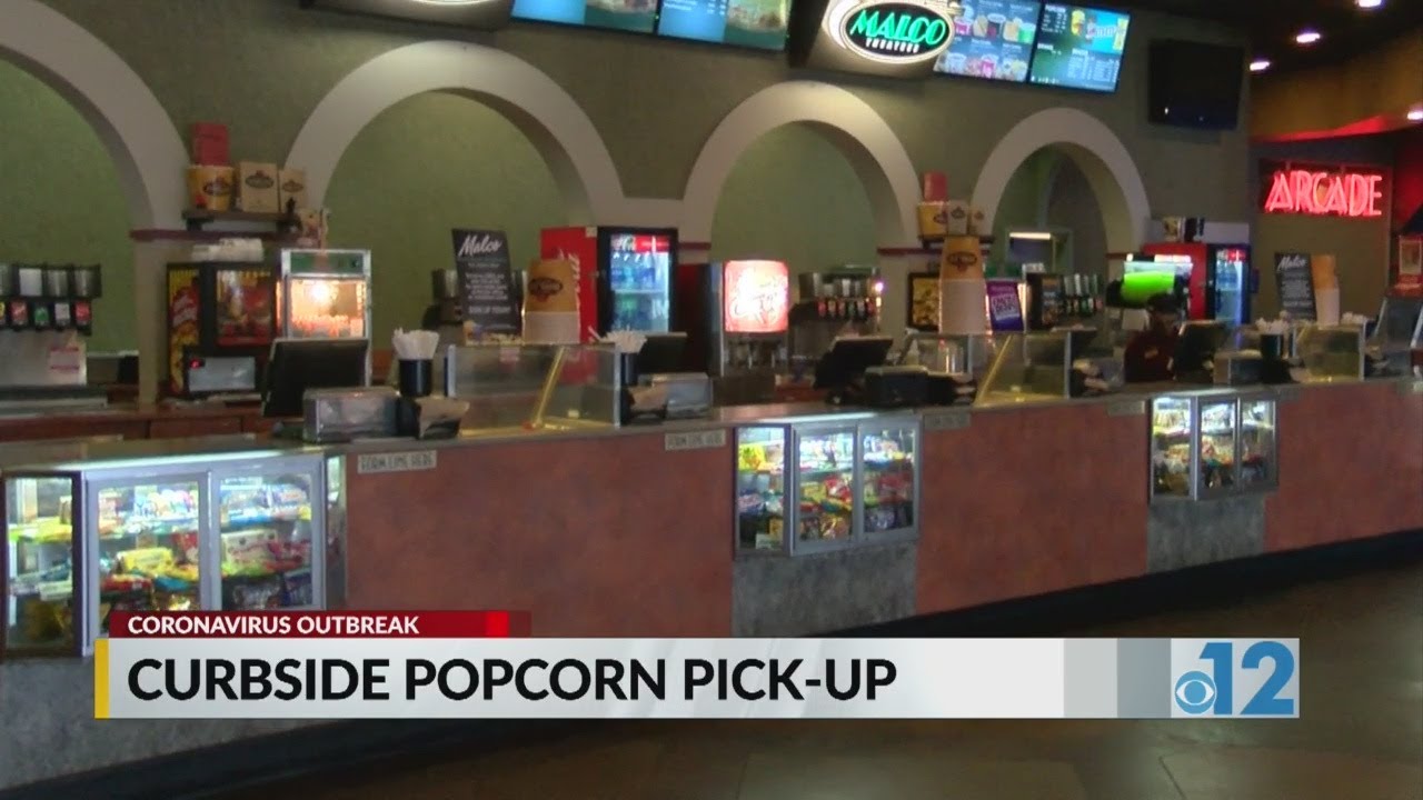 Curbside popcorn pick up - YouTube