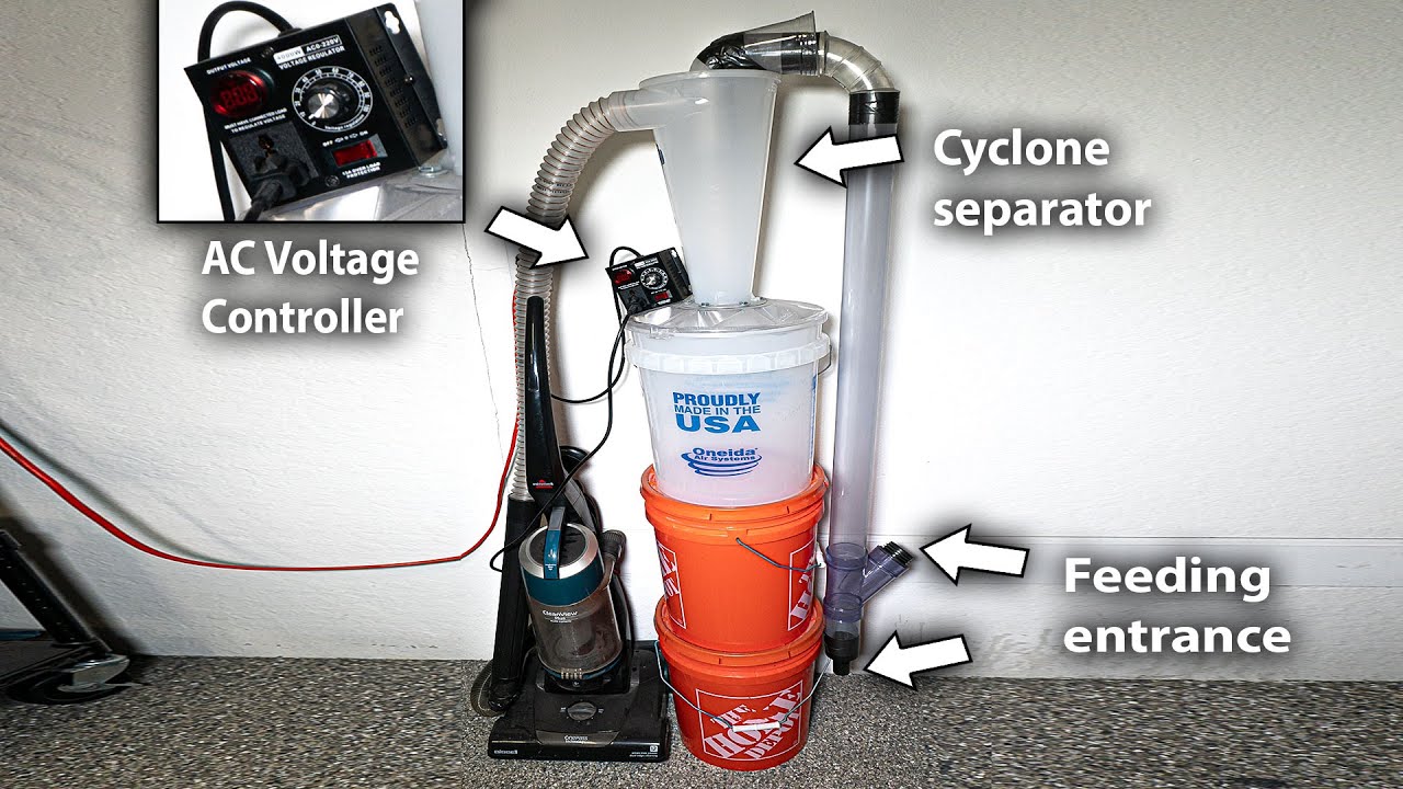 DIY Dry Air Vacuum Separation System for Gold Recovery - YouTube