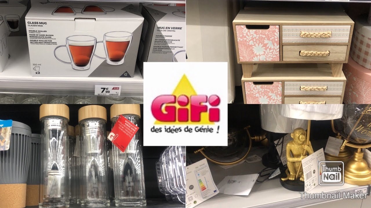 GIFI : ARRIVAGES JEUDI 21/05 TOUT LE MAGASIN À -50% - YouTube