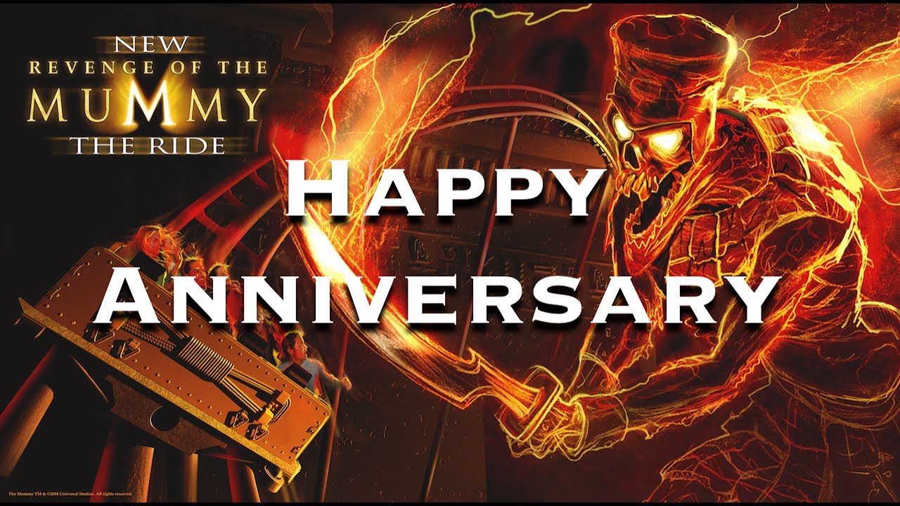 Revenge of the Mummy - The Ride - 13th Anniversary - Universal Parks ...