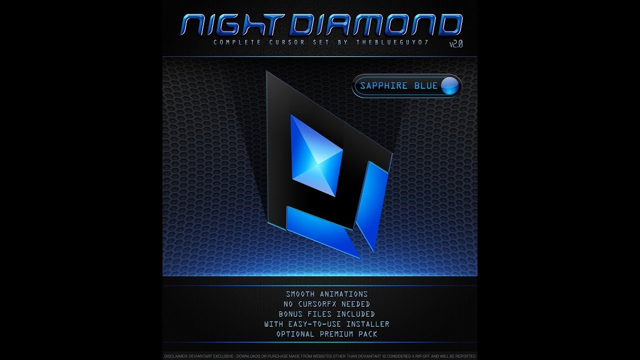 NIght Diamond | Mouse Cursour change. - YouTube