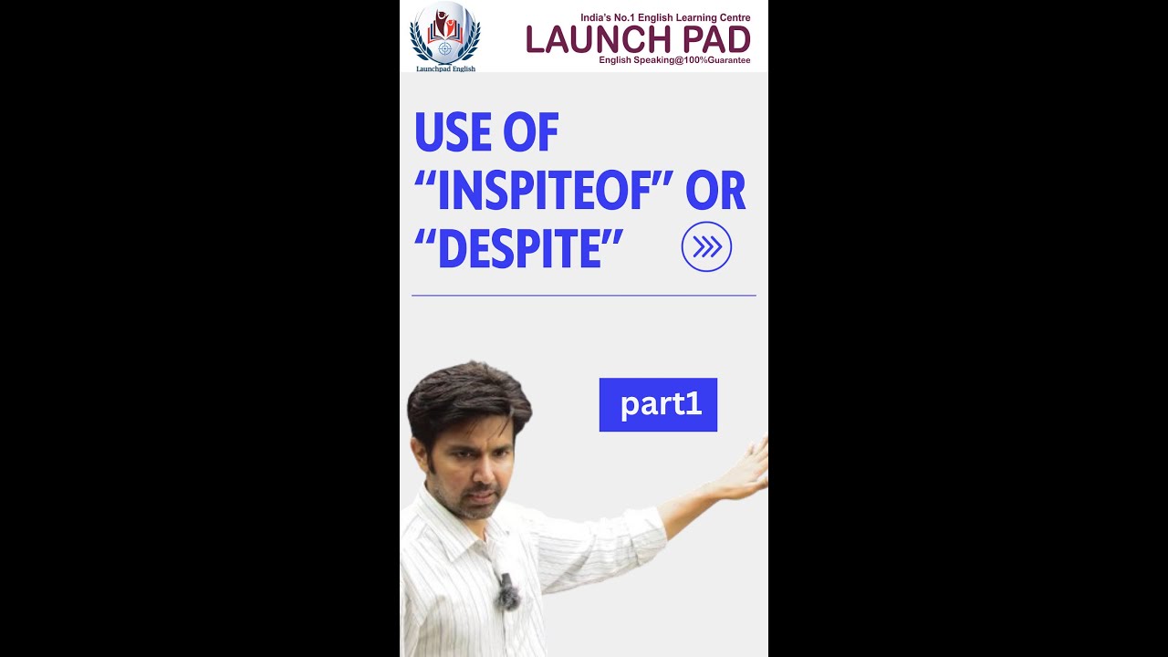 How to Use "In Spite Of" and "Despite"| english grammar ...