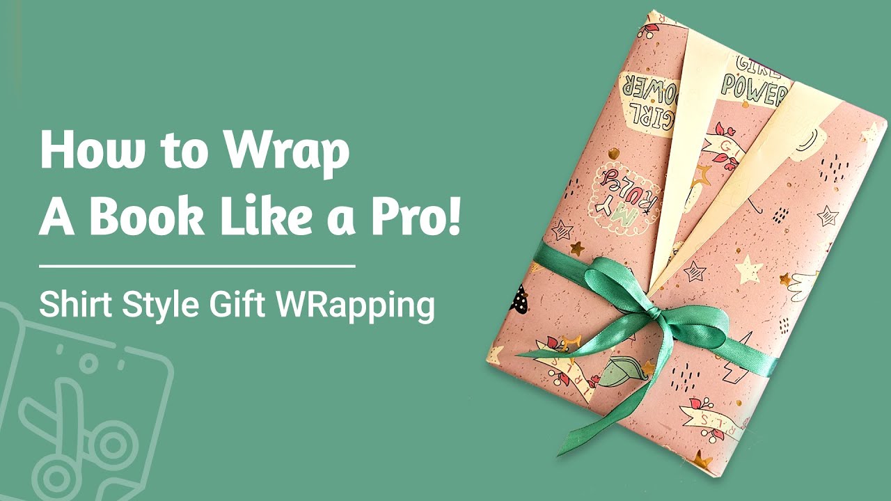 How to Wrap a Book Like a Pro 🎁 Unique Gift Wrapping Idea #giftwrapping ...
