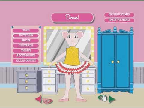 Angelina Ballerina Dress Up For A Party NickJr #2 - YouTube