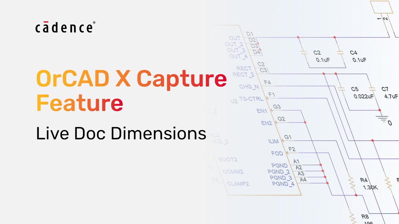 OrCAD X Feature - Live Doc Dimensions - YouTube