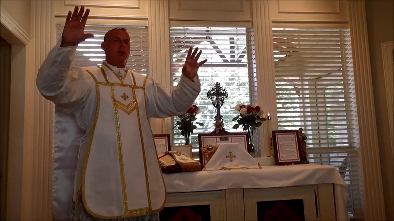 Fr David Hewko Feast of St. Pius X September 6 2015 in TX - YouTube