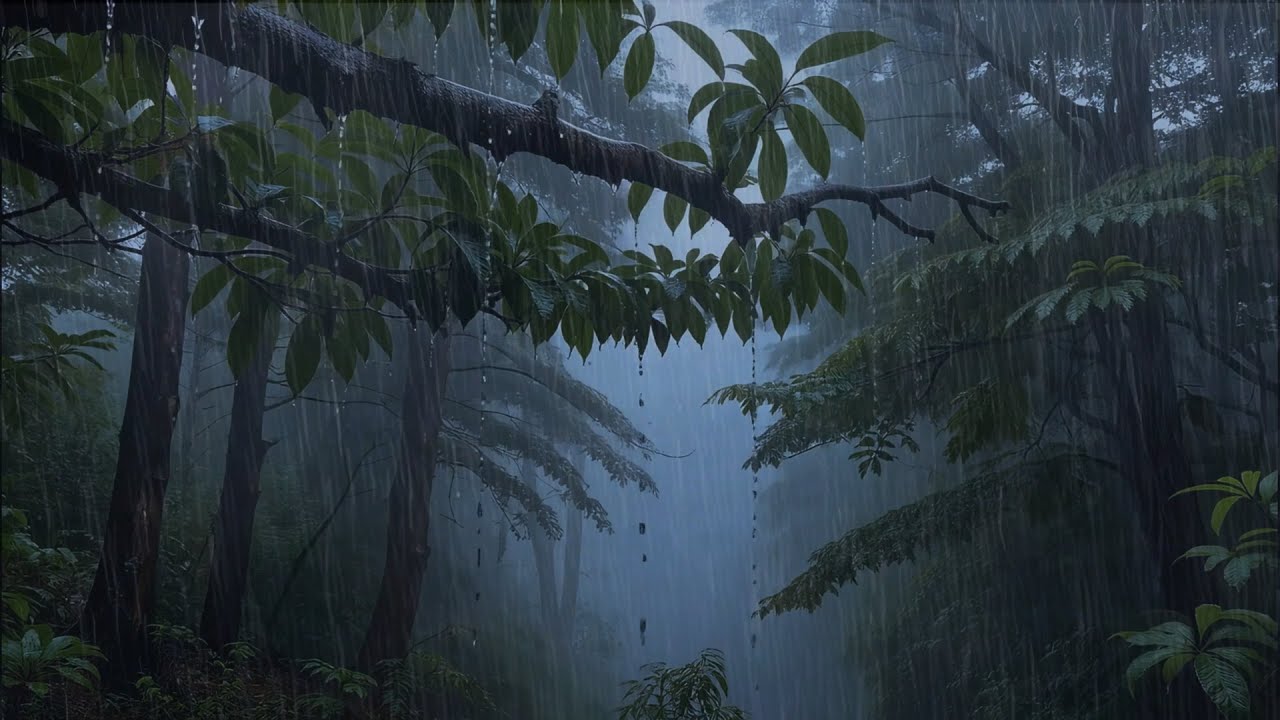 Wild Heavy Rain Sounds to Help You Sleep Instantly - Rain Sounds For ...