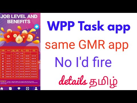 WPP Long term app and Task method app details in Tamil - YouTube