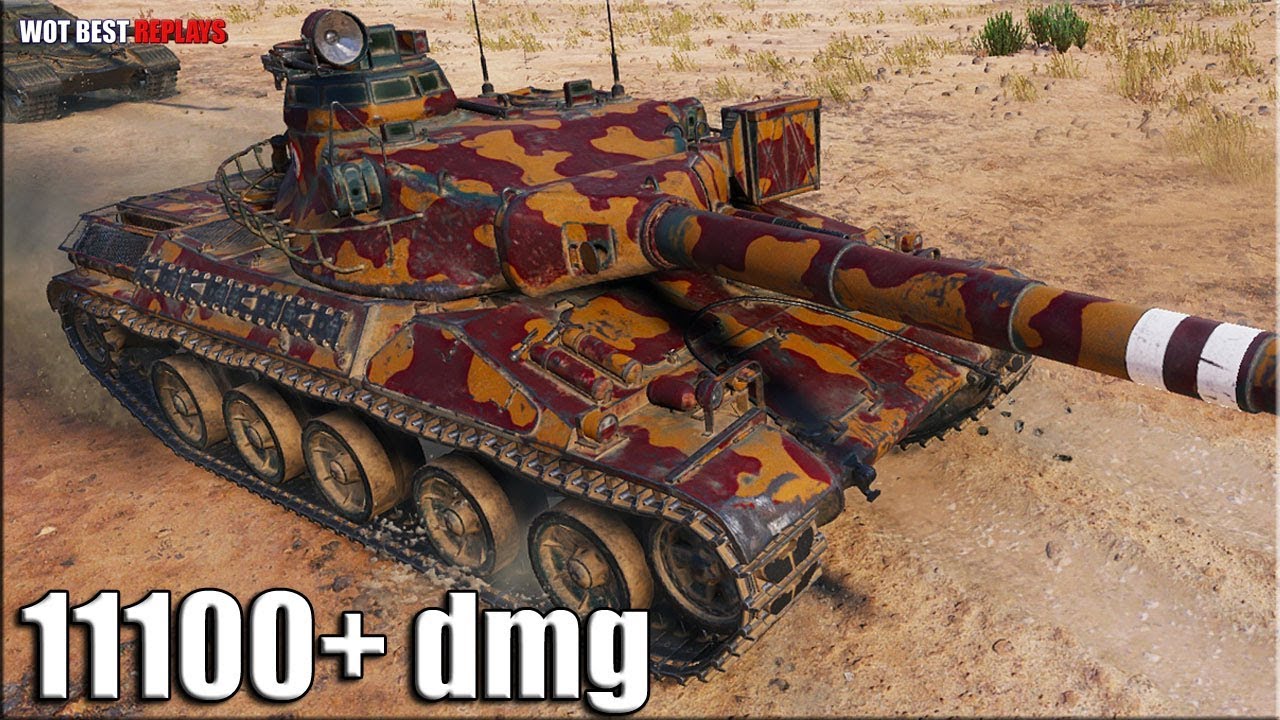 11к урона за 7 минут ️ AMX 30B World of Tanks лучший бой - YouTube