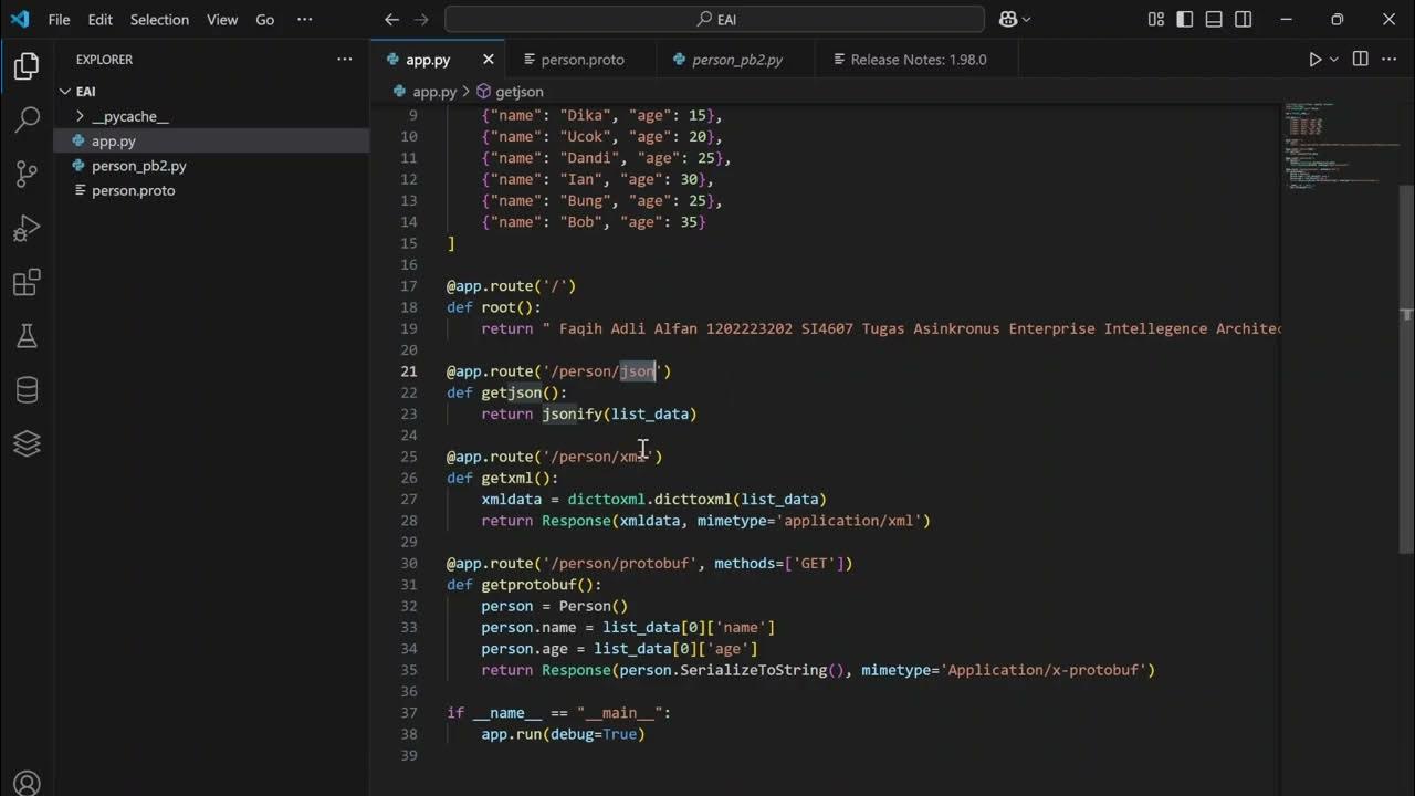 Tugas (asinkronus) Enterprise Intelligence Architecture - YouTube