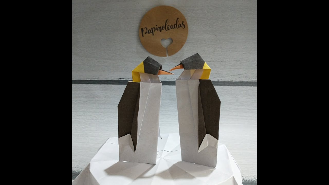 Cómo hacer un Pingüino Emperador de Origami / ORIGAMI EMPEROR PENGUIN ...