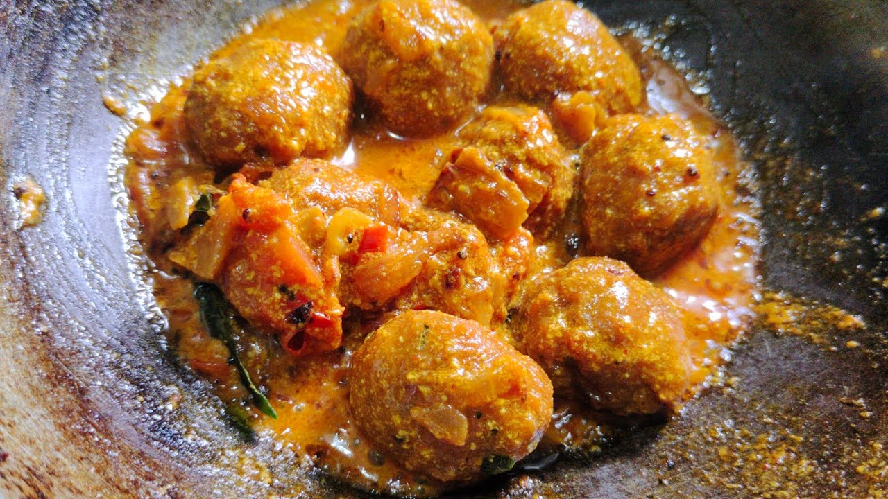 ସୋୟାଵିନ୍ କୋଫ୍ଟା 😋 / Gravy Soya Kofta for Lunch Special @ANSVlogs9255 ...