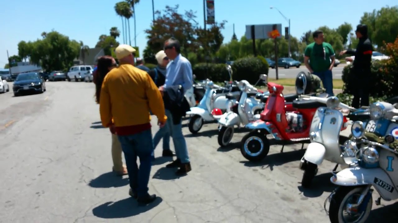 Classic Not Plastic : Long Beach (Vintage Scooter Rally) - YouTube